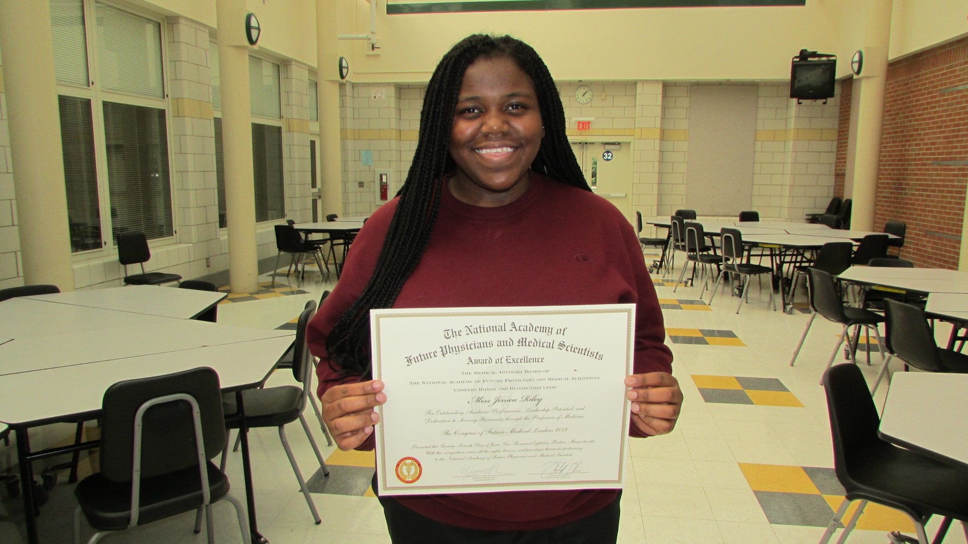 5 QUESTIONS WITH…Senior Jenica Riley About Her Future Medical Leader ...